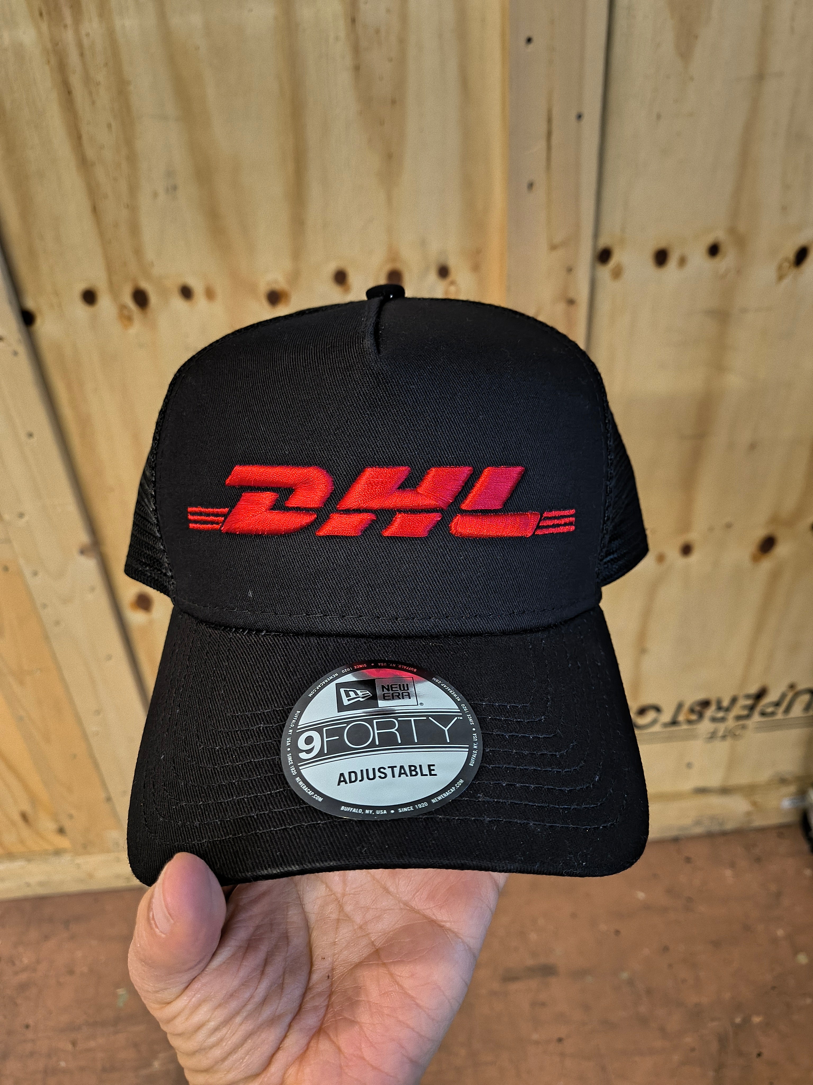 New Era DHL 3D Embroidered Hat | Advanced StitchWorks