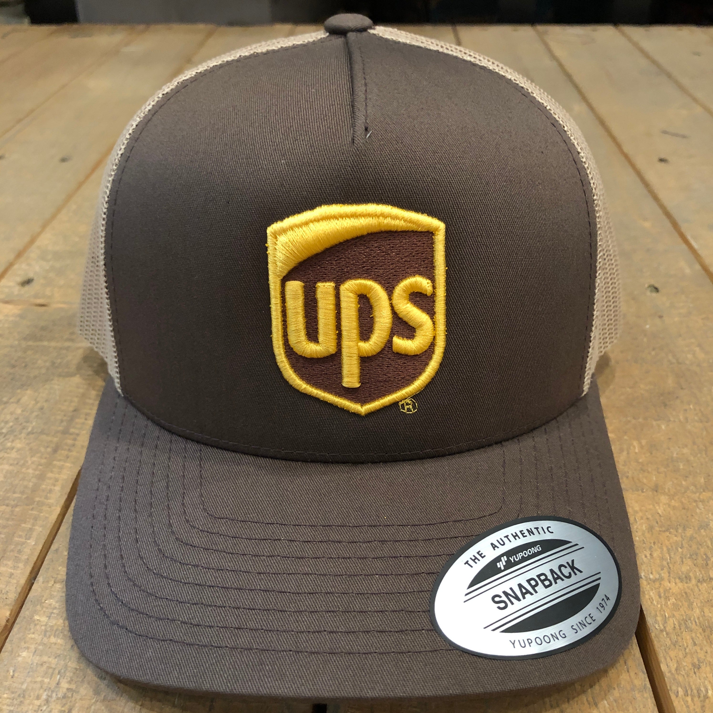 UPS Logo Cap – Yupoong Classic Trucker with Flat Embroidery | Advanced ...